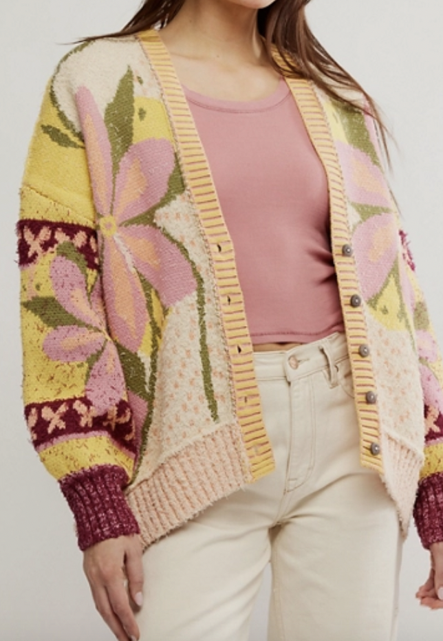 Bali Tropical Garden Sweater Cardi – ShopTheCue